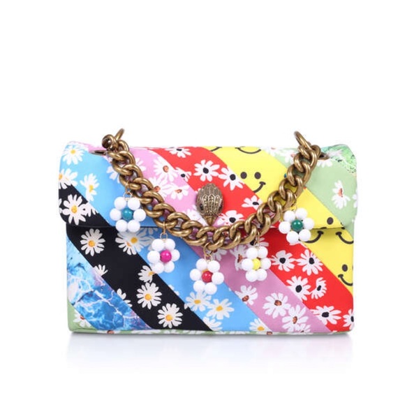 Kurt Geiger | Bags | Kurt Geiger London Kensington Floral Rainbow Bag ...